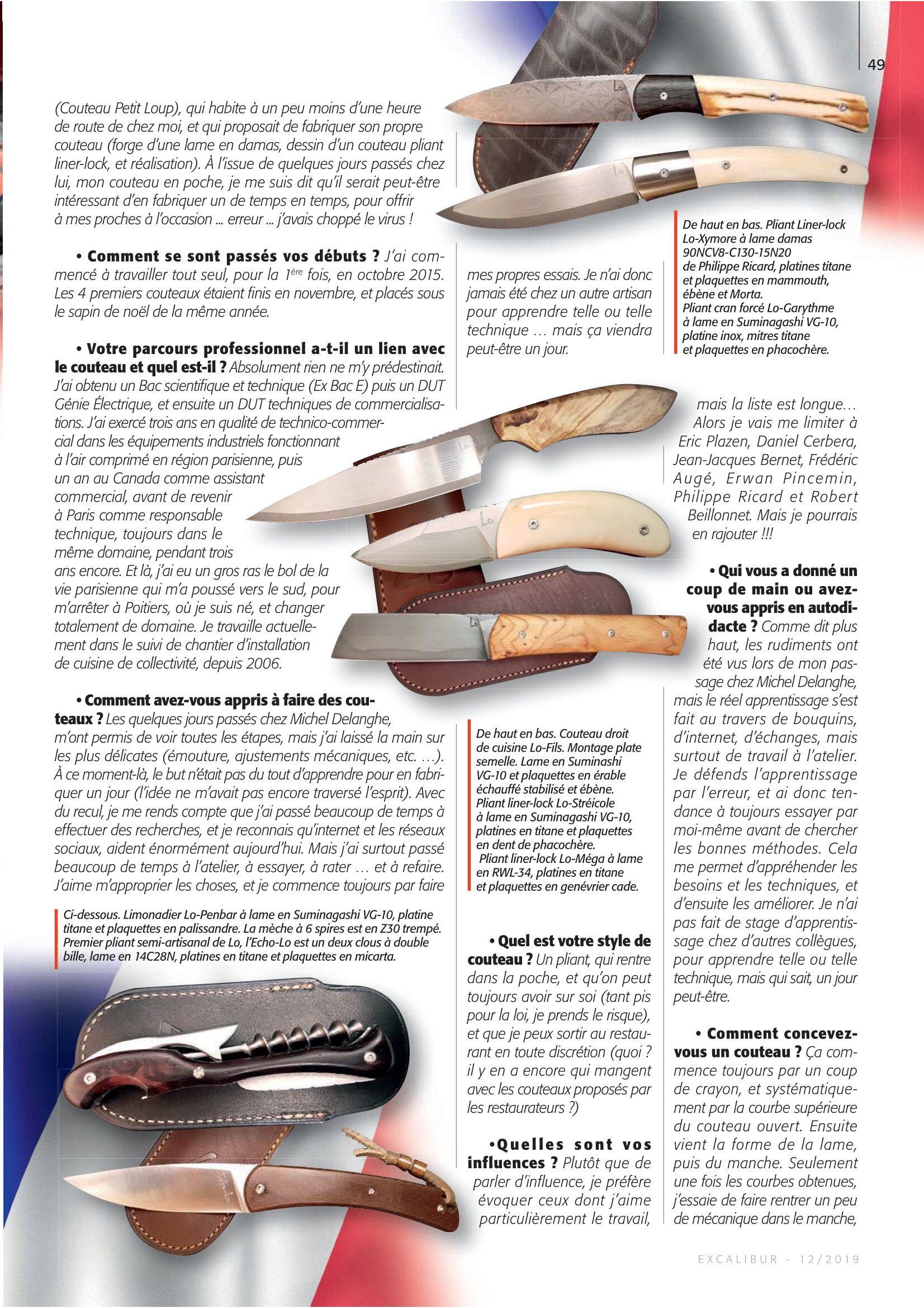 Excalibur 12/2019 » lo-coutelier.com